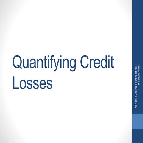Credit Loss Distribution | PPTX
