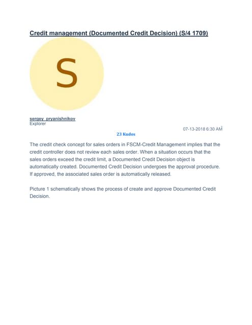 Credit management | PPT