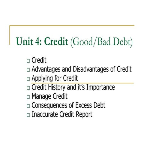 Credit | PPT