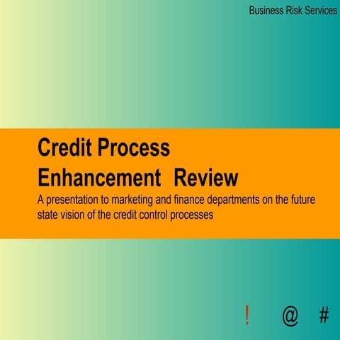 The Credit Process: A Guide For Small Business Owners | PPT