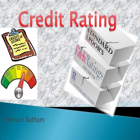 Credit rating | PPT