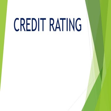 Credit rating | PPT