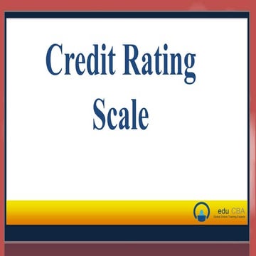 Credit rating scale | PDF