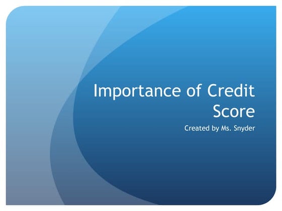 The Five Cs of Credit | PPTX | Personal Finance