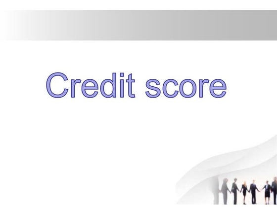 Credit Score Explainer | PDF