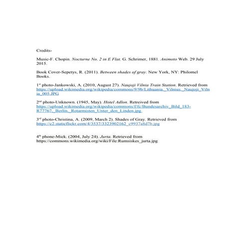 Credits for bsg | DOC