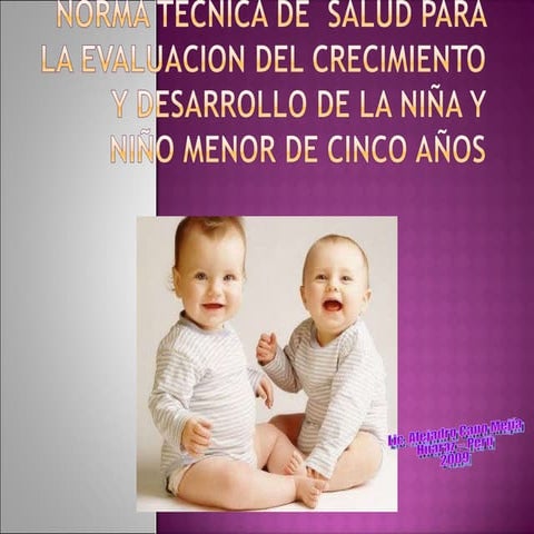 Actualización Integral de la Norma Técnica de Salud N° 238-MINSA CRED ...