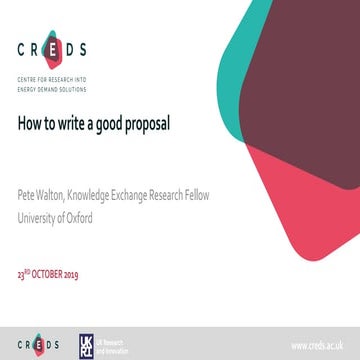 How to write a good research proposal | PDF | Educational Assessment ...