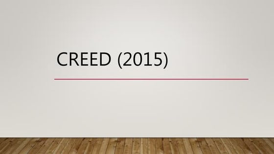 Creed - Art of the Title 1 | PPT