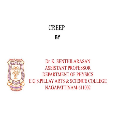 Creep | PPTX