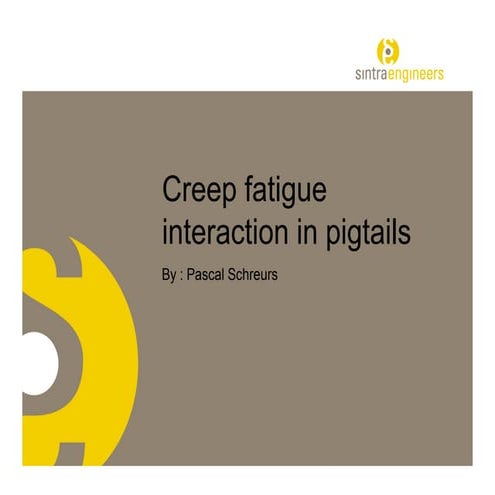 Creep Fatigue Interaction | PDF
