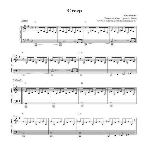 Creep(radiohead) | PDF