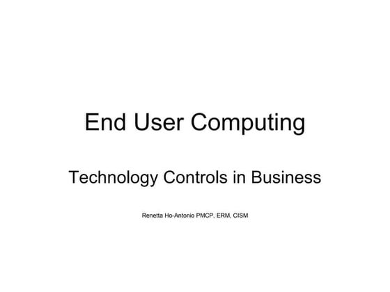 IT General Controls | PPT