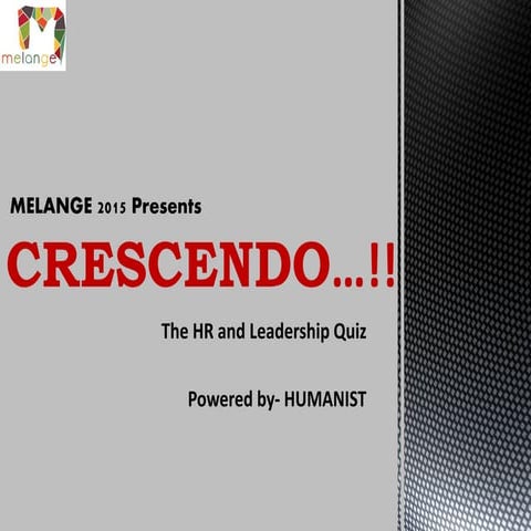 Crescendo round1 | PPT