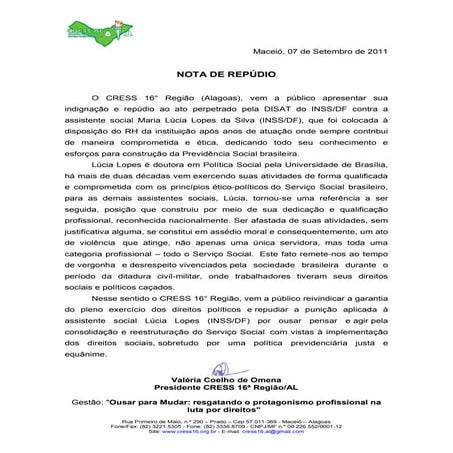 Requerimento coletivo assistentes sociais do inss | PDF