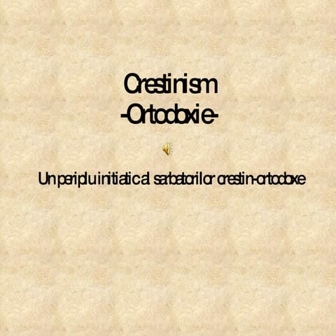 Crestinism ortodoxie | PPS