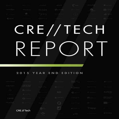 Cre tech year end report 2015 | PDF