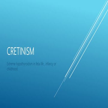 Cretinism | PPTX