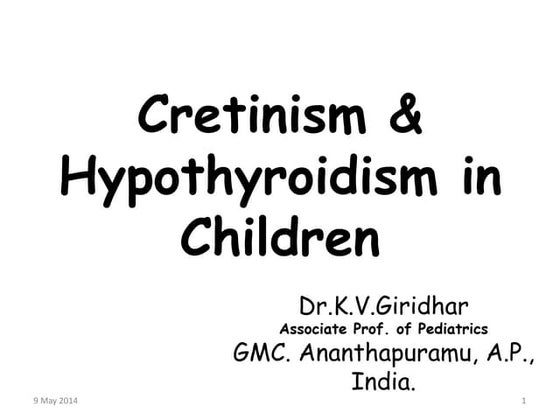 Hypothyroidism | PPT