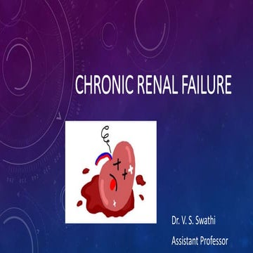 Chronic Renal Failure | PPTX