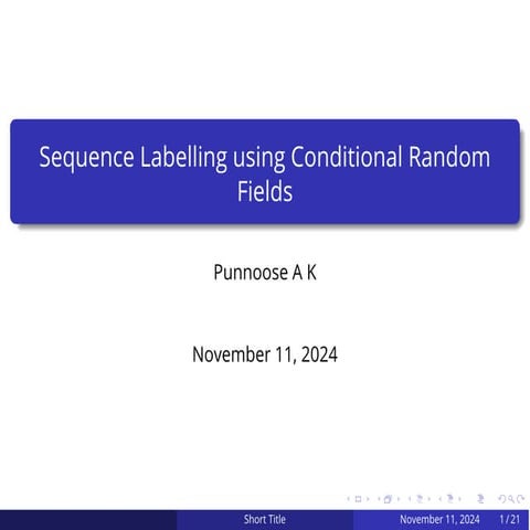 conditional random fields mathematical derivation | PDF