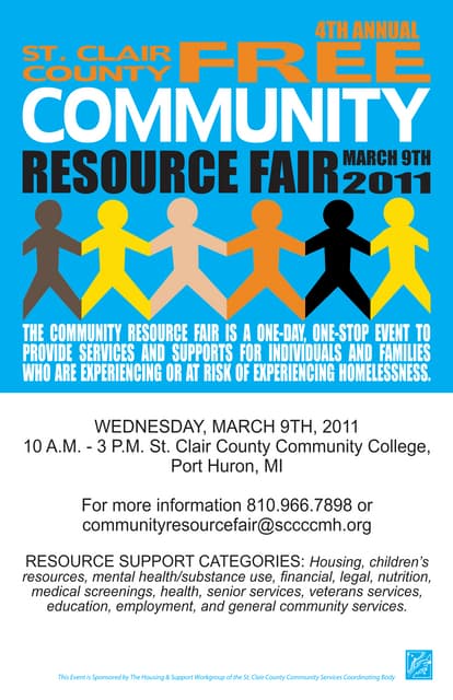 Community Resource Fair FLyer | PPT