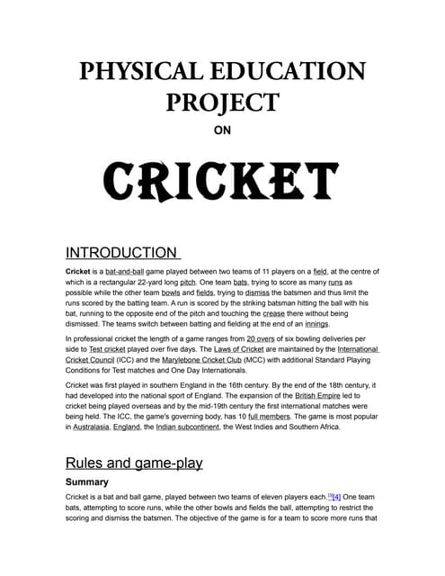 Maths in cricket | PPTX