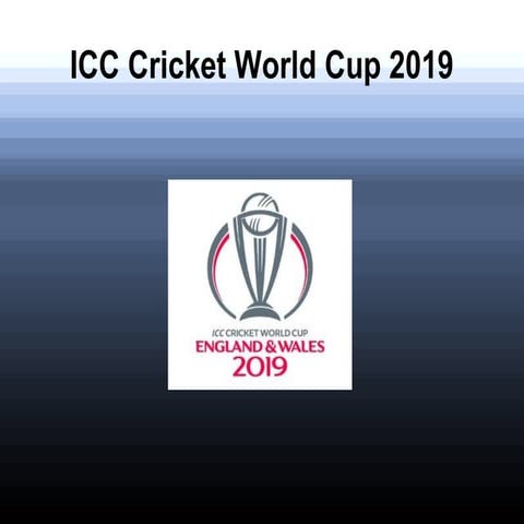 ICC Cricket World Cup 2019 England & Wales | ODP