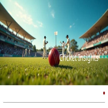 Cricket power point presentation with introduction history measurement ...