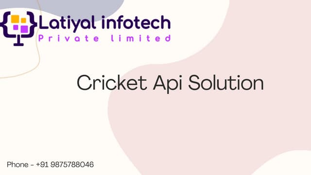 Cricket Api Solution Pdfcricket Api Solution Pdf