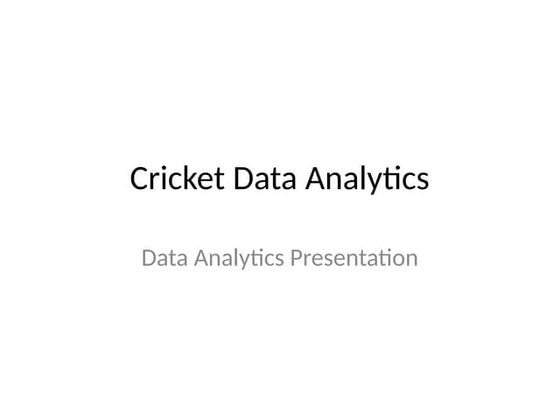 KoraStats Company Profile | PPTX