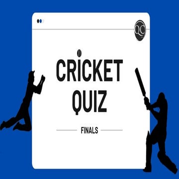 Cricket quiz finals | PDF