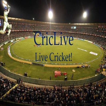 CricLive - Adesh Sharma, IIT Delhi | PPTX
