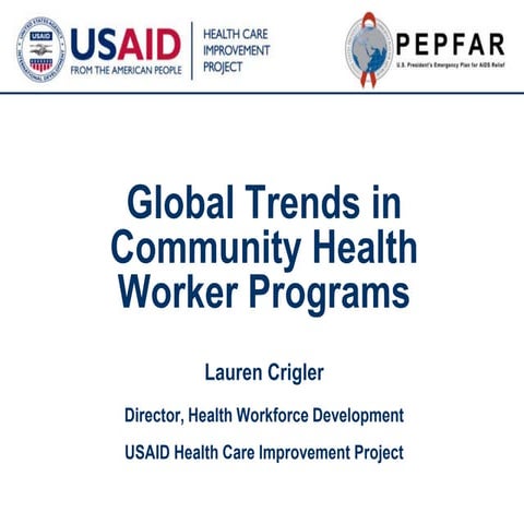 Mapping One Million Community Health Workers | PDF