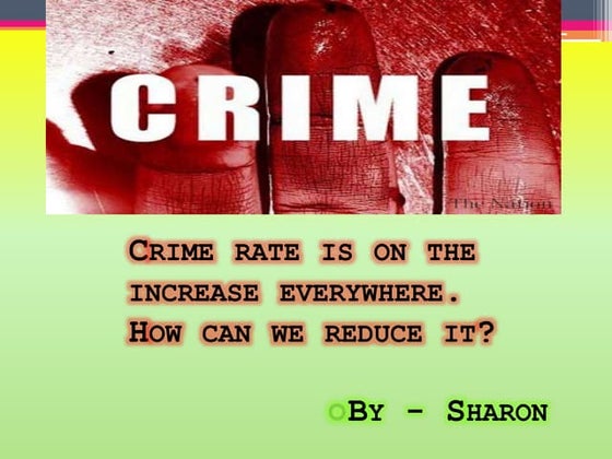 Crime definition | PPTX