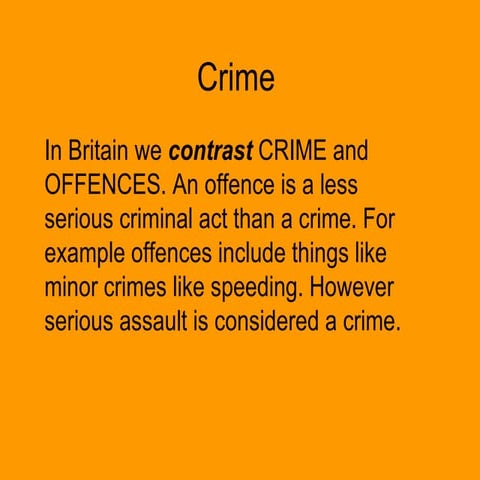 Crime | PPT
