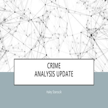 Crime analysis crime update | PPT
