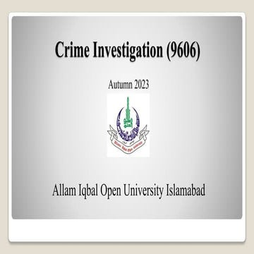 Crime Investigation.ppt