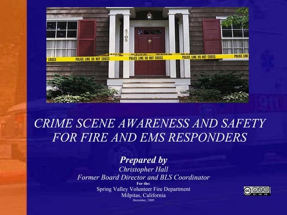 Crime Scene Protocols | PPT