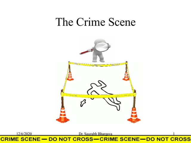 Crime scene reconstruction | PPTX