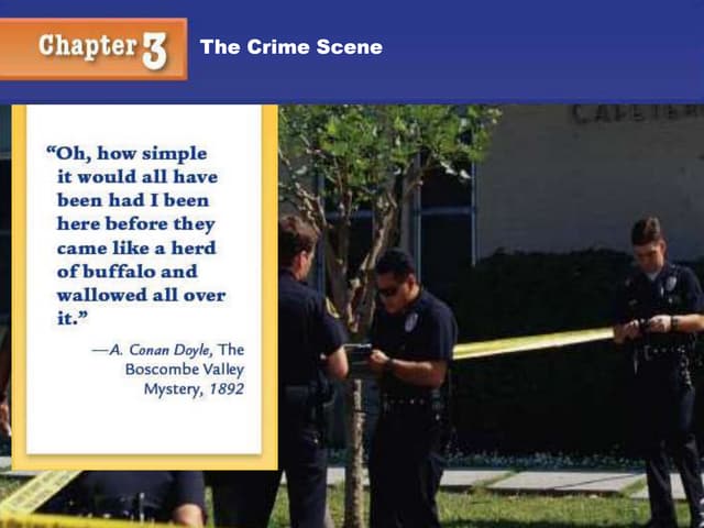 IMPORTANCE OF CRIME SCENE: COLLECTION & PRESERVATION OF EVIDENCE | PDF