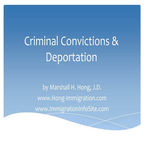 Crimes & Deportation | PPTX | Crime & Harmful Acts to Individuals, Society & Human Right ...