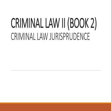 Criminal-Law book 1. base on the RPC OF THE PHILIPPINES | PDF