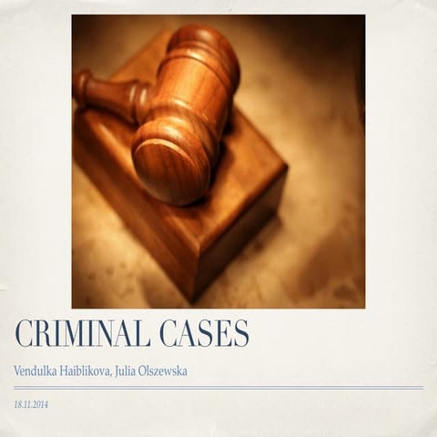 Criminal cases solved by engineering | PPT