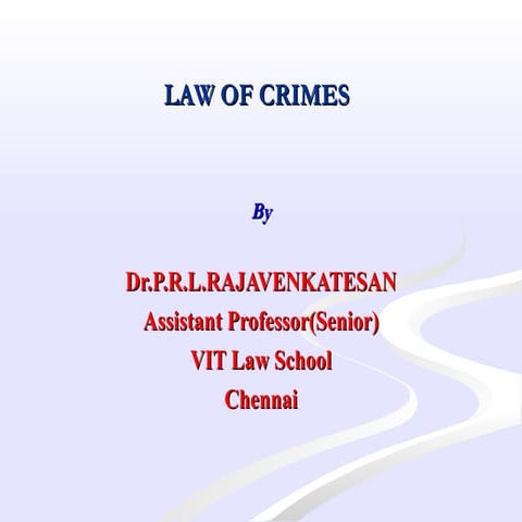 Criminal law.power point | PPT