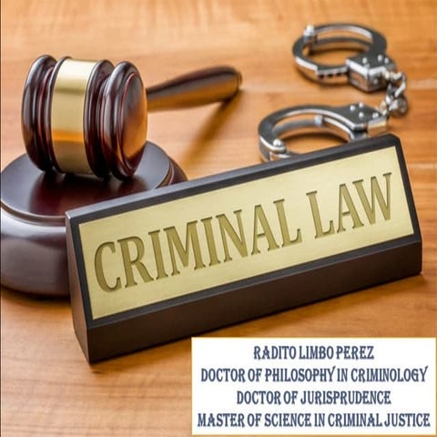 CRIMES (The Revised Penal Code Book 2) Presentation | PDF