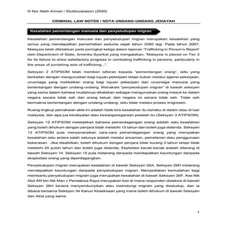 Criminal Law Notes | PDF