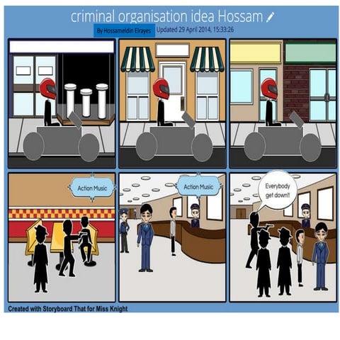 Criminal organisation idea - Hossameldin Elrayes | PPTX