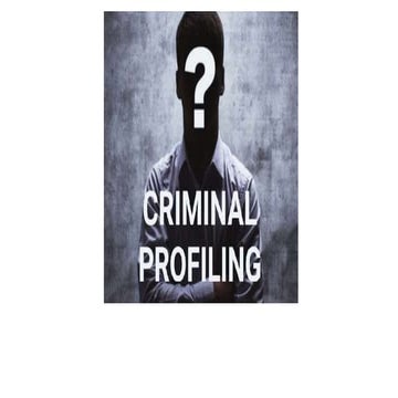 Criminal Psychology & Profiling LLB 1st SEM Cirriculum | PPTX