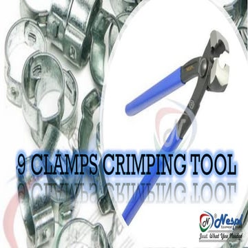 9'' CLAMPS CRIMPING TOOL | PDF